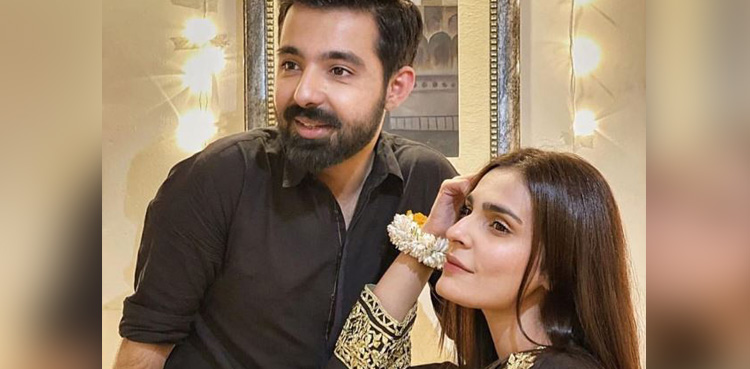 Actors Sadia Ghaffar, Hasan Hayat share pictures from their 'baat pakki'