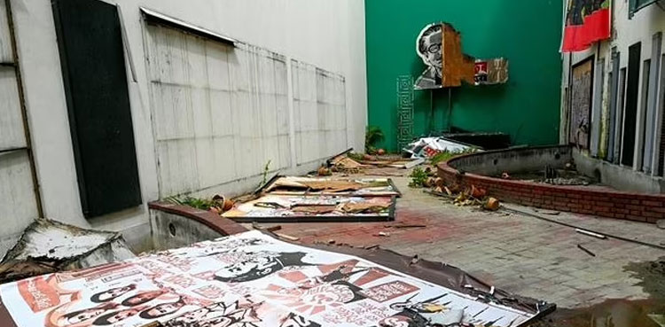 Bangladesh: Burned TV station showcases anger at Sheikh Hasina